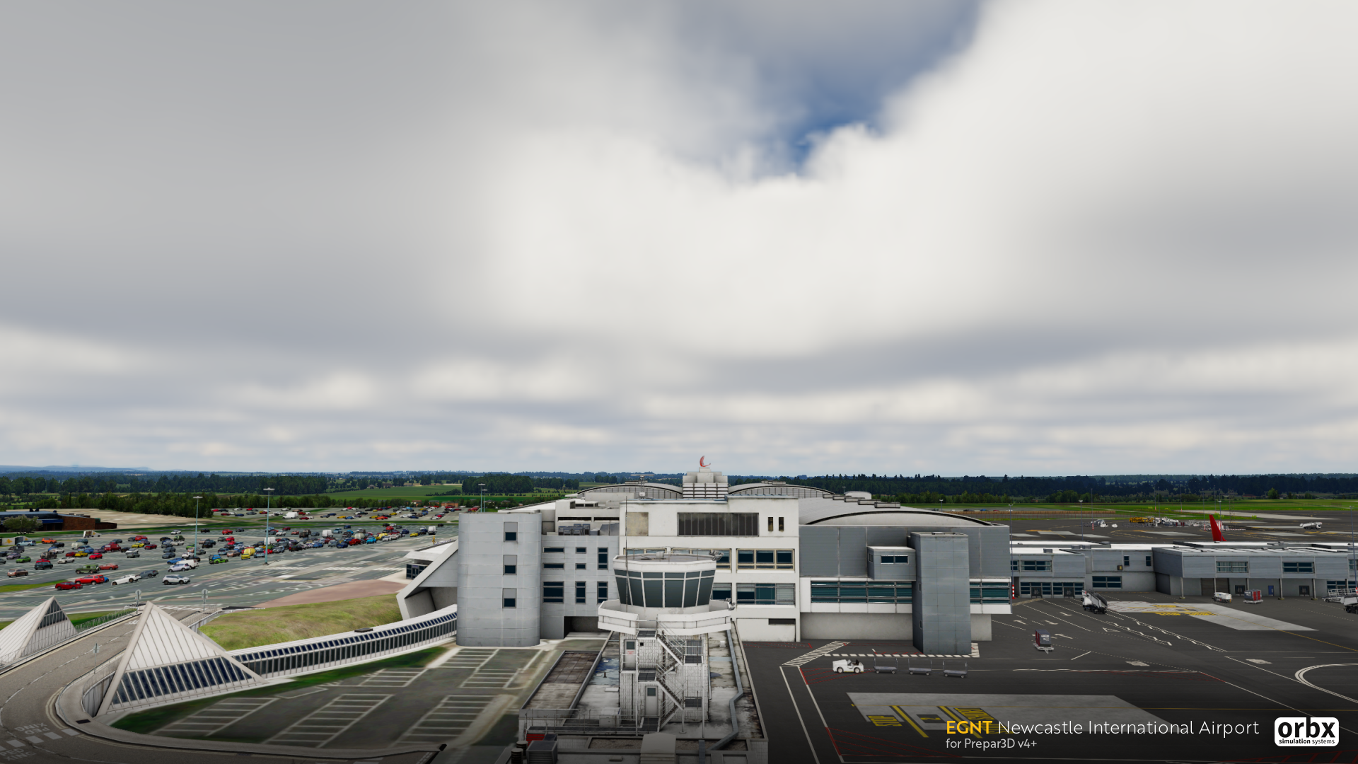 EGNT Newcastle International Airport P3D v5. - Orbx Preview ...