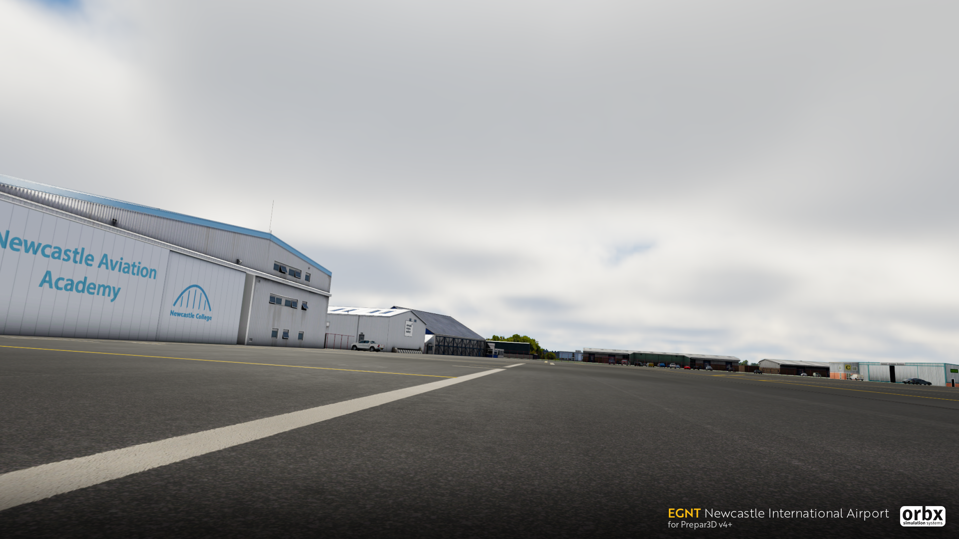 EGNT Newcastle International Airport P3D v5. - Orbx Preview ...