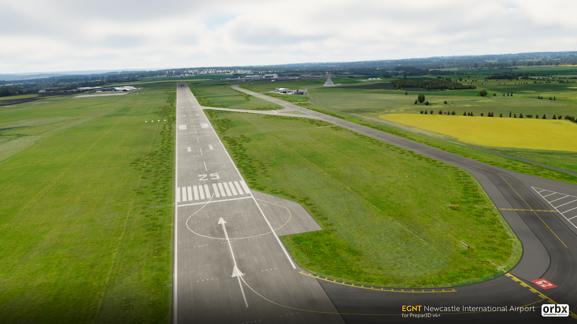 EGNT Newcastle International Airport P3D v5. - Orbx Preview ...