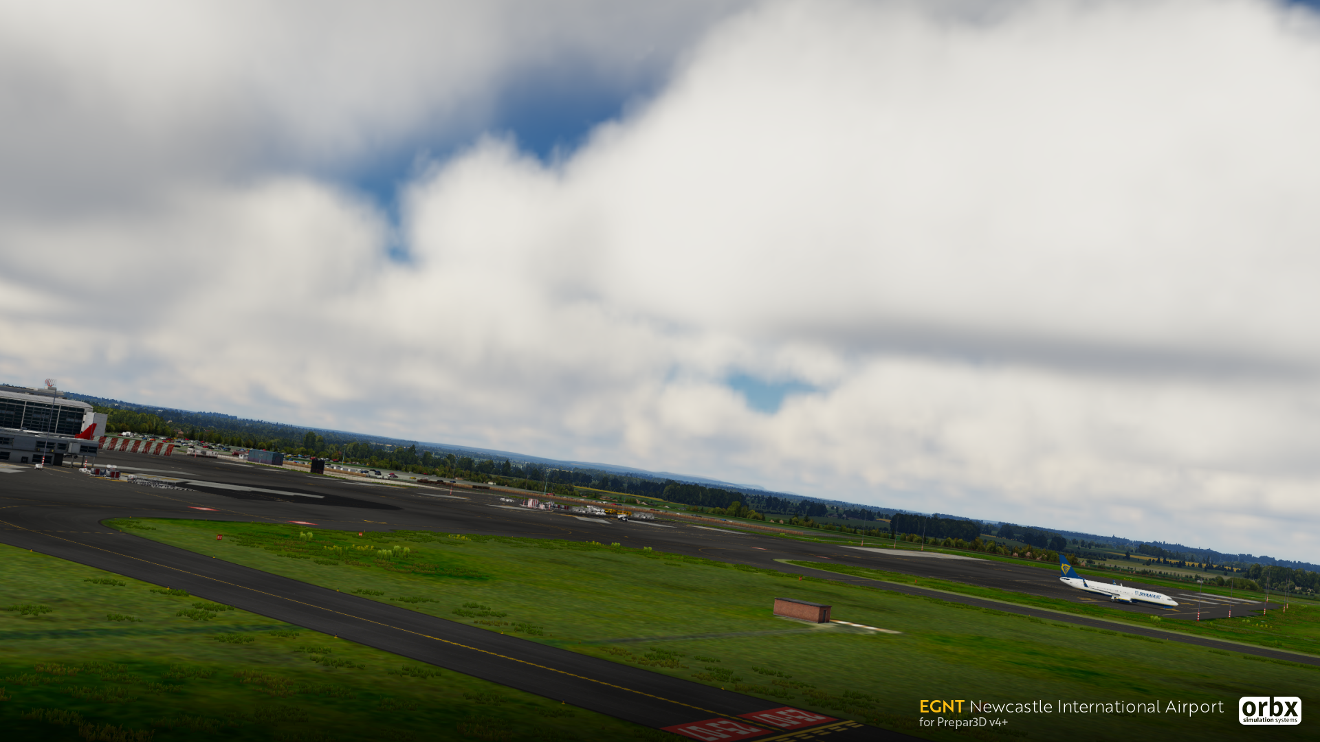 EGNT Newcastle International Airport P3D v5. - Orbx Preview ...