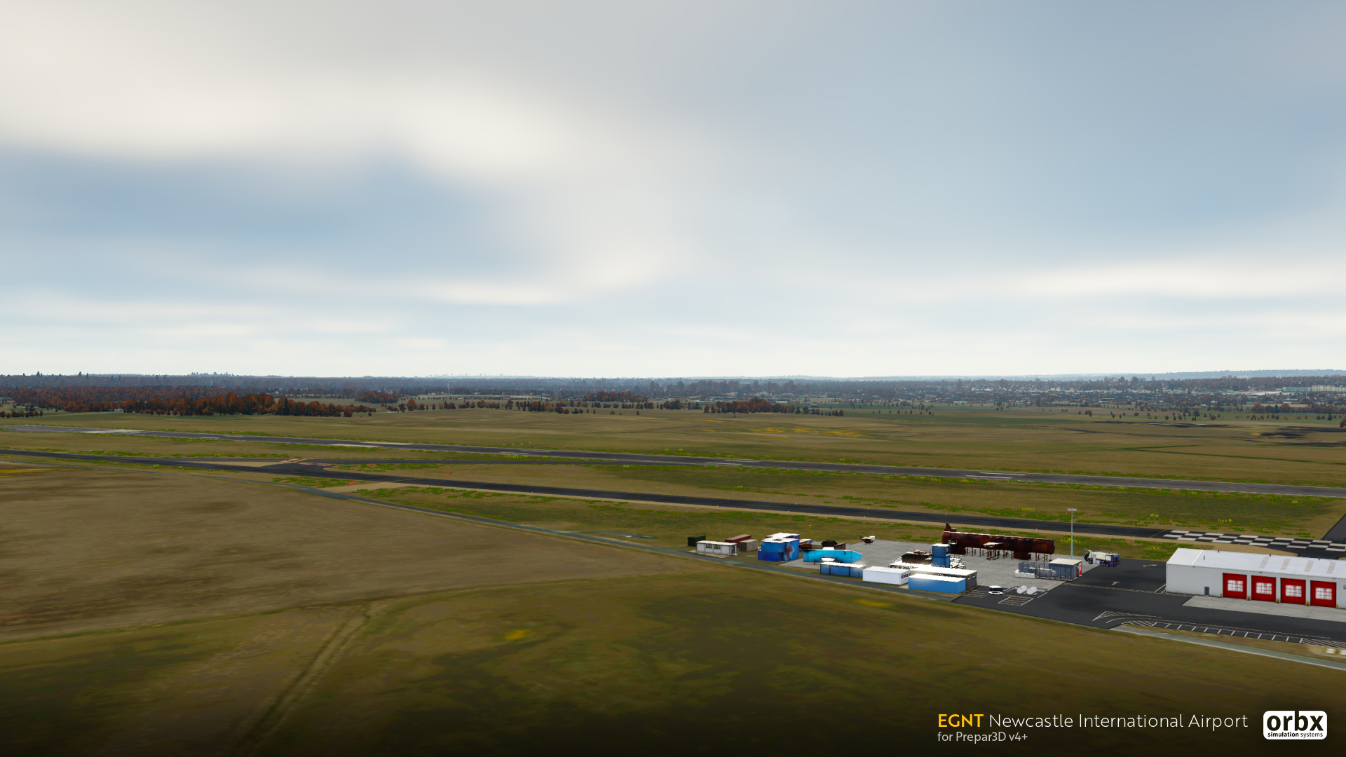 EGNT Newcastle International Airport P3D v5. - Orbx Preview ...