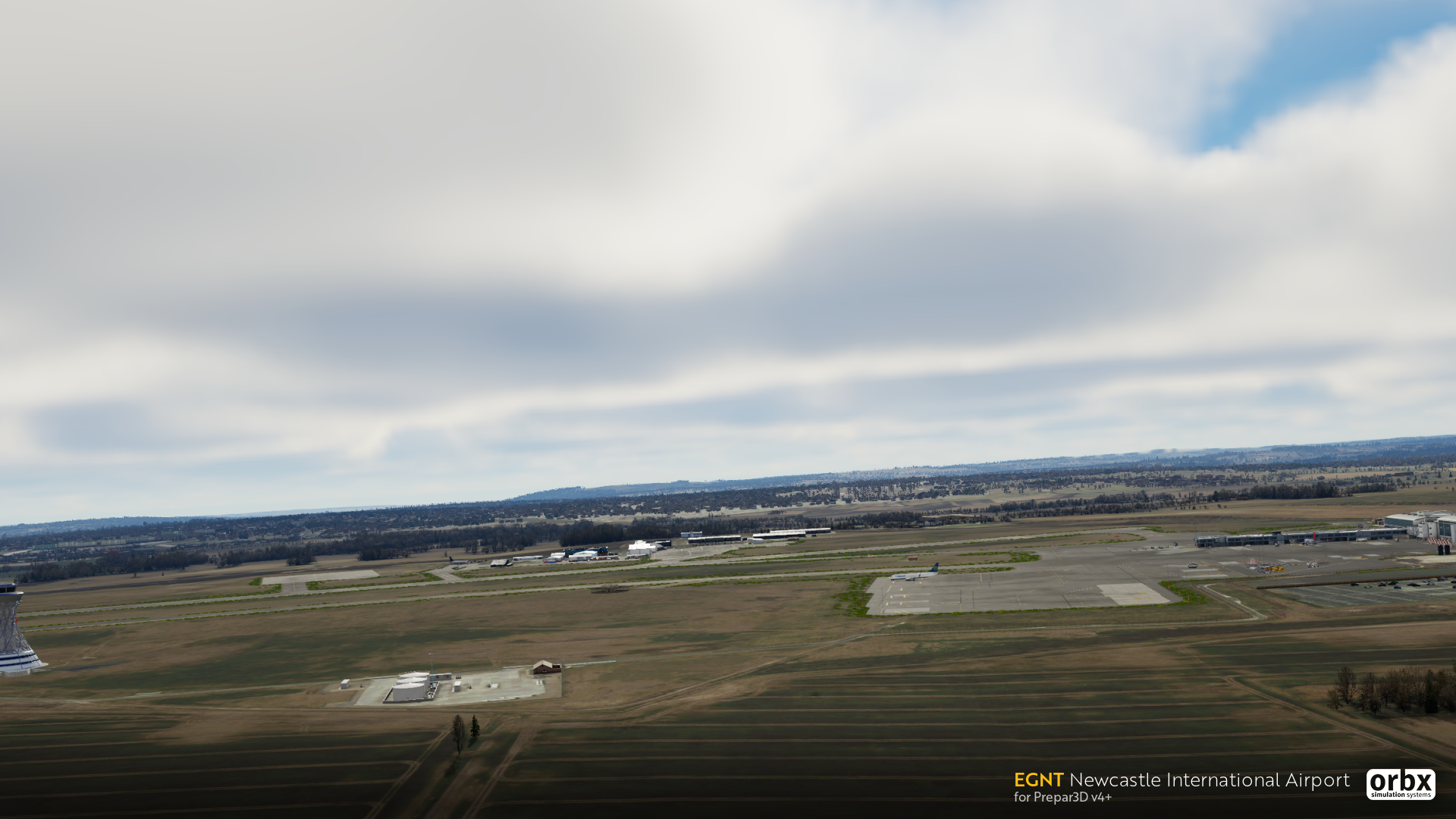 EGNT Newcastle International Airport P3D v5. - Orbx Preview ...