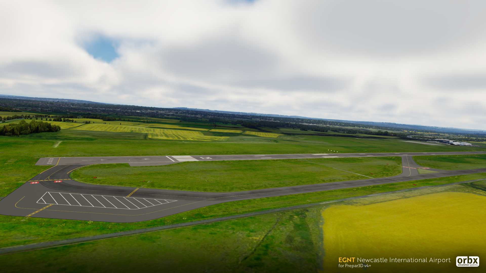 EGNT Newcastle International Airport P3D v5. - Orbx Preview ...