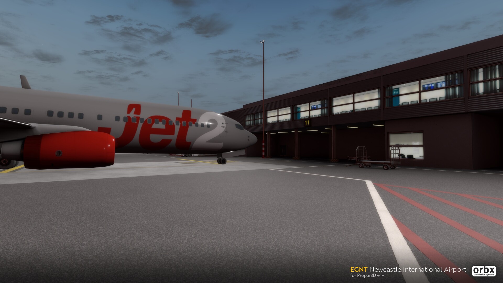 EGNT Newcastle International Airport for P3Dv4+ A few more. - Orbx ...