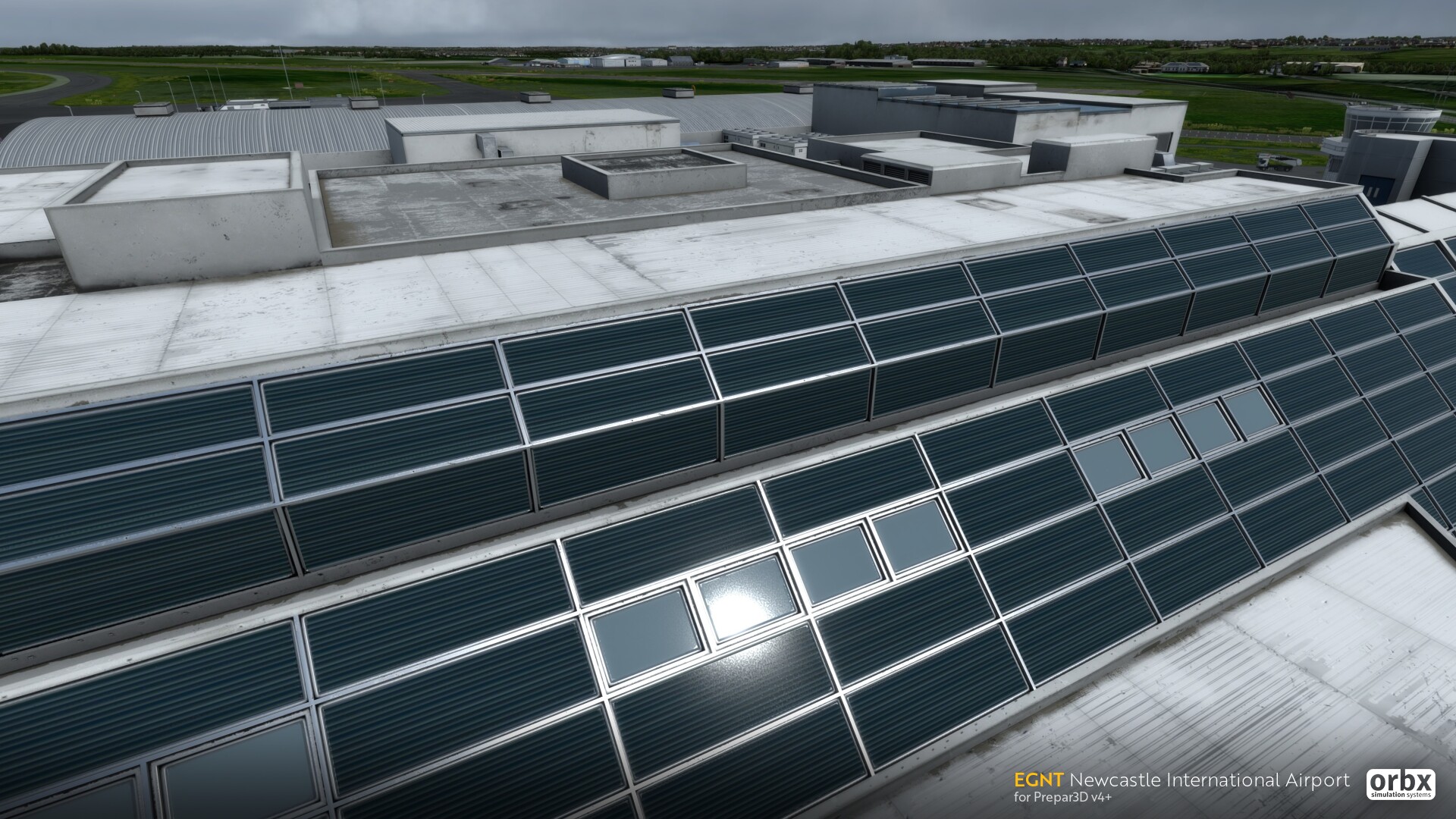 EGNT Newcastle International Airport for P3Dv4+ My First. - Orbx ...