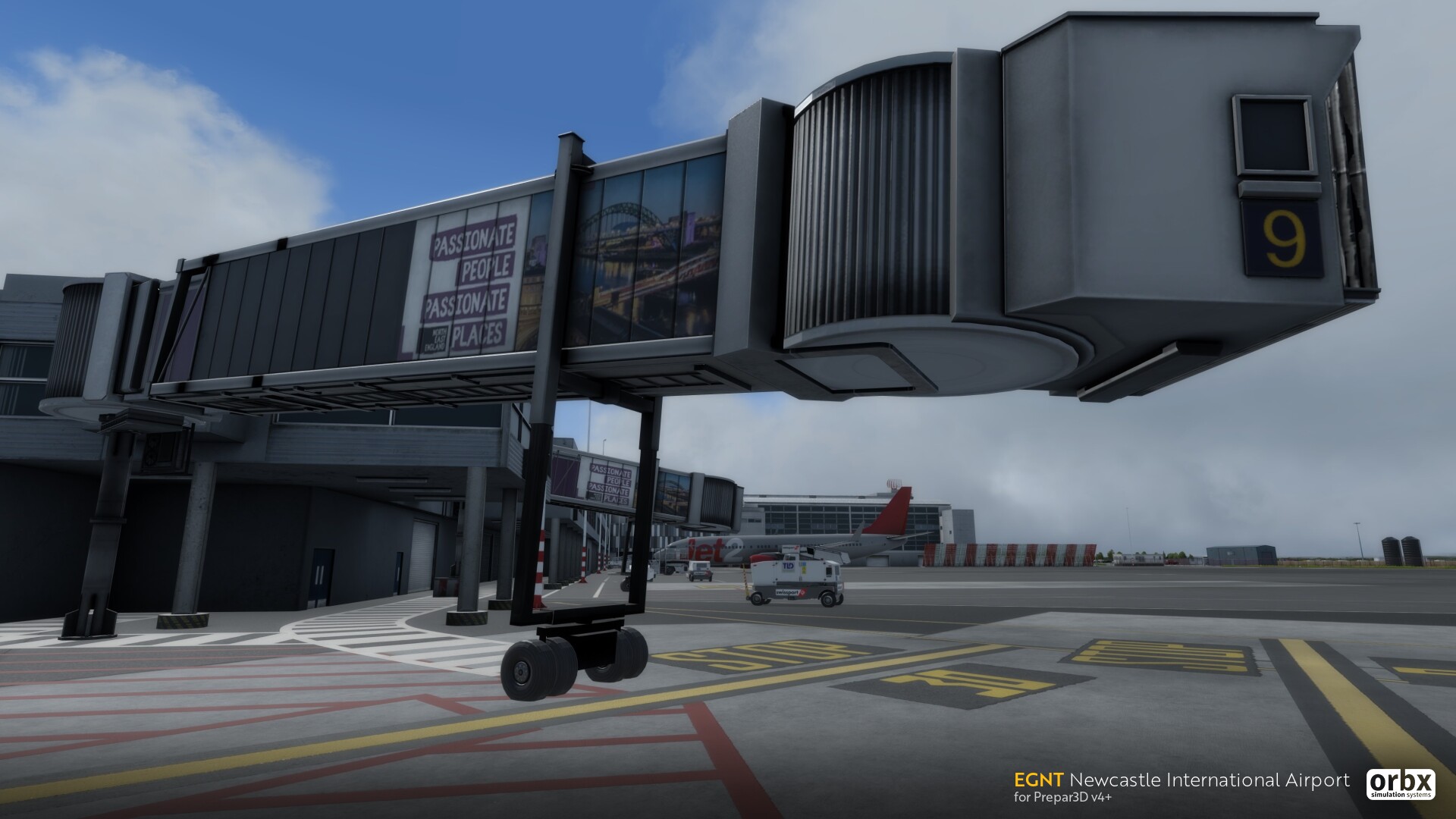 EGNT Newcastle International Airport for P3Dv4+ My First. - Orbx ...