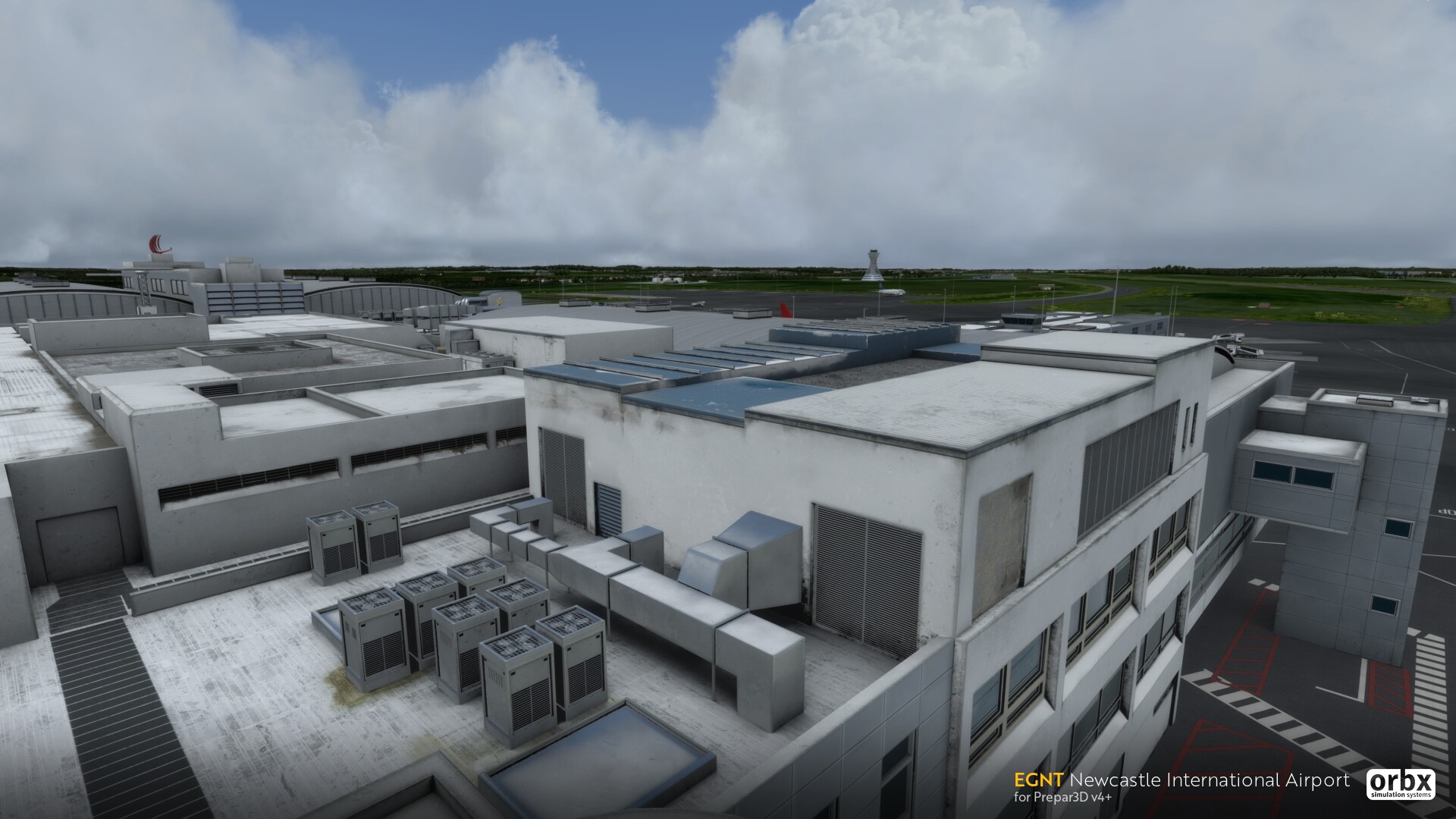 EGNT Newcastle International Airport for P3Dv4+ My First. - Orbx ...