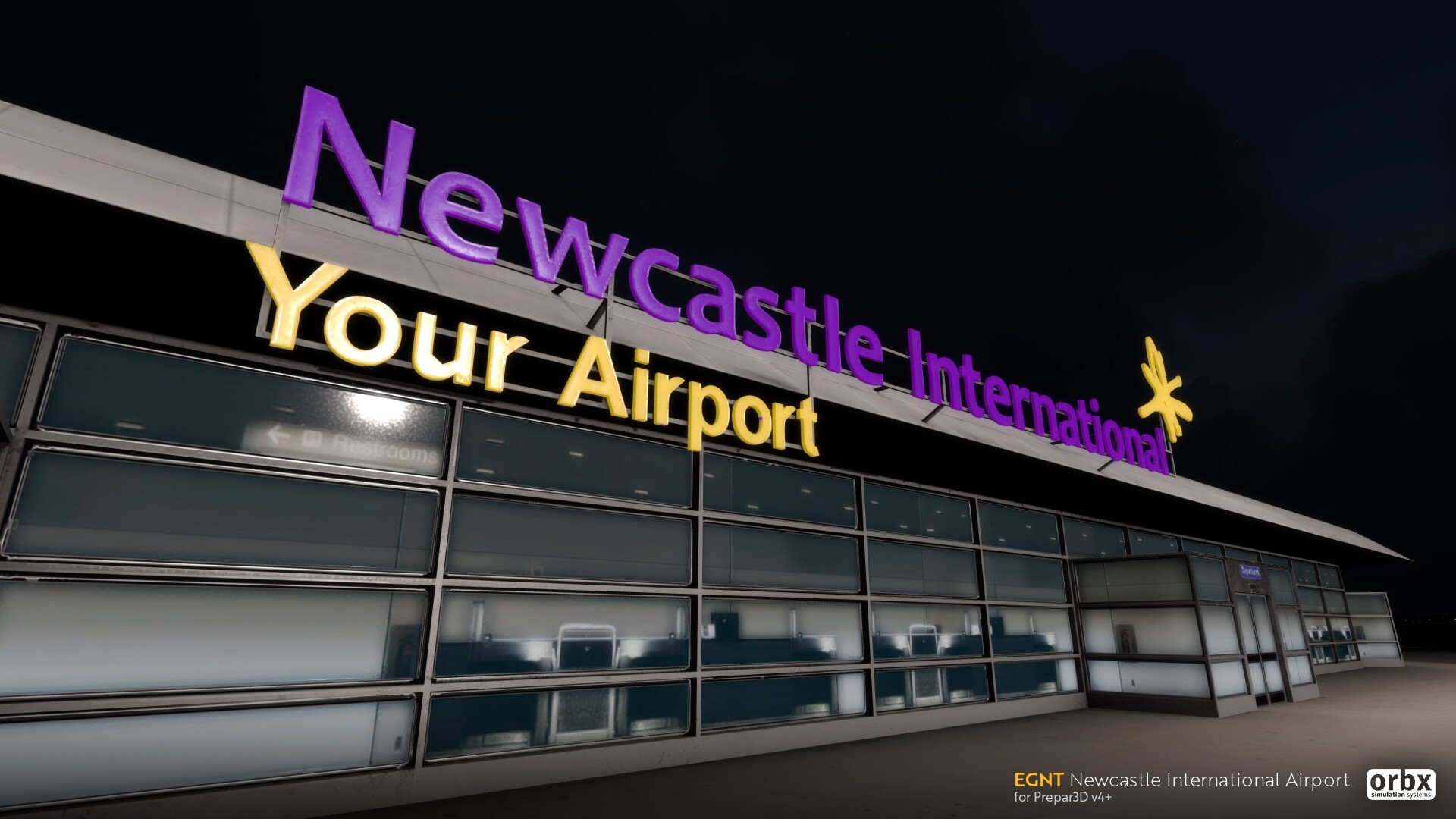 EGNT Newcastle International Airport for P3Dv4+ My First. - Orbx ...