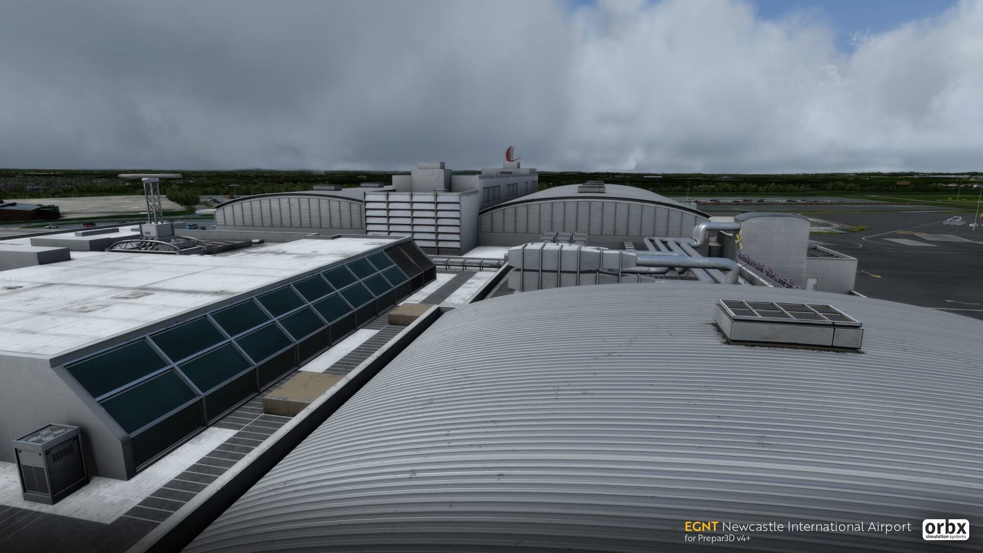 EGNT Newcastle International Airport for P3Dv4+ My First. - Orbx ...