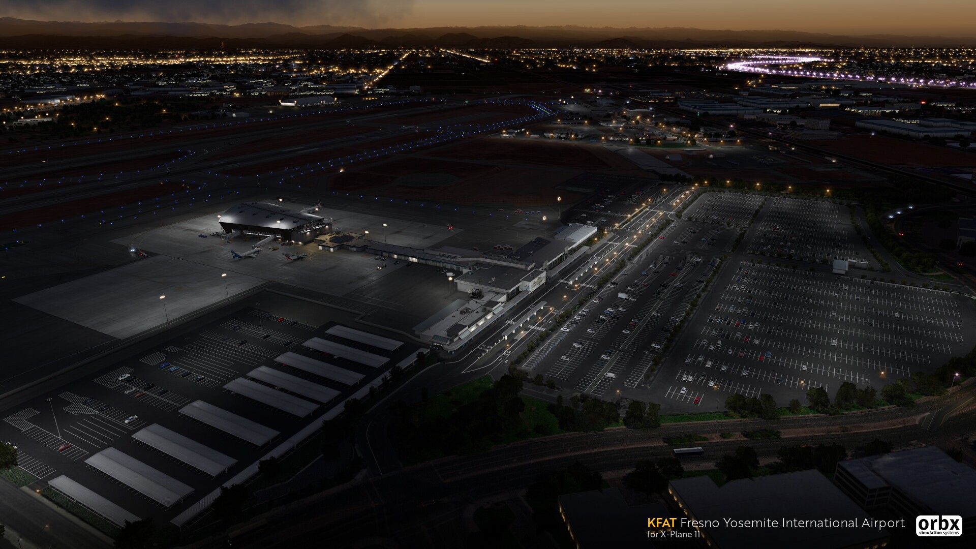 KFAT Fresno Yosemite for X-Plane 11 my first. - Orbx Preview ...