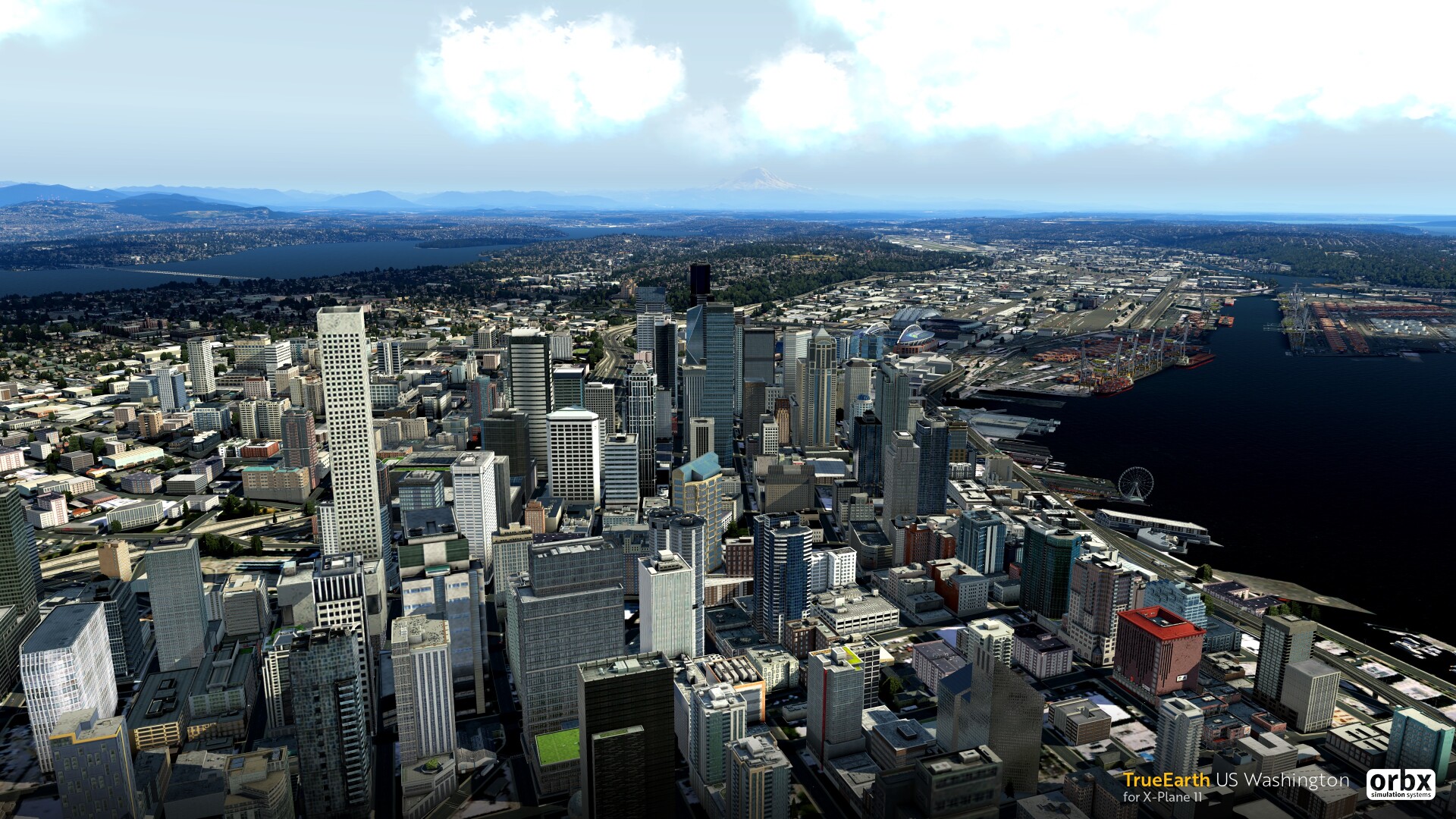 TrueEarth US Washington Seattle Buildings. - Orbx Preview Announcements ...